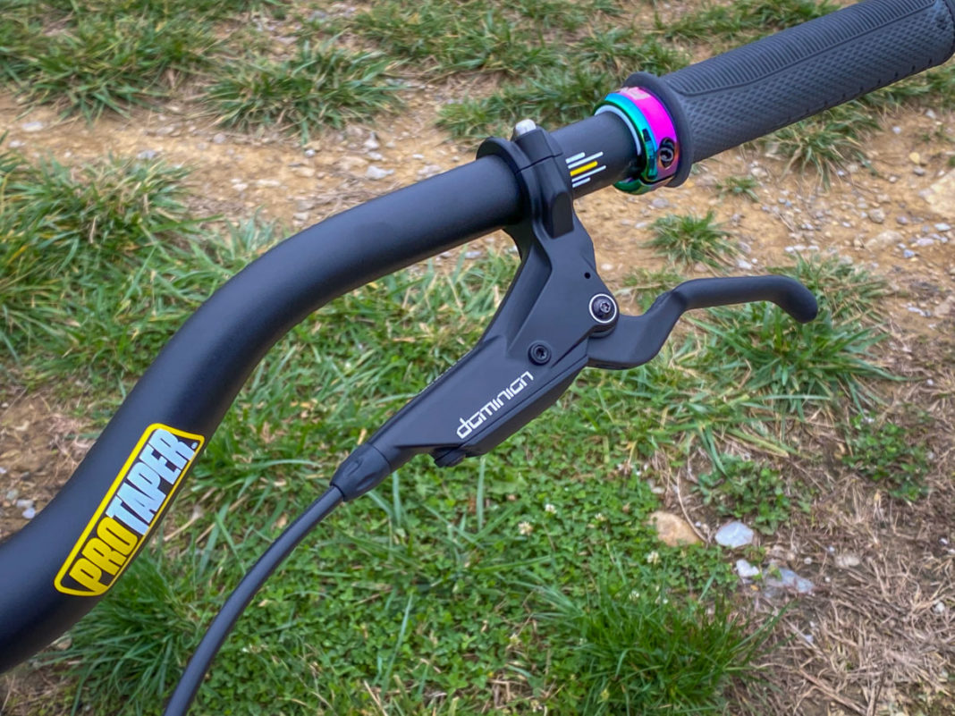 Hayes Dominion T2 disc brakes scrub weight with Reynolds carbon levers ...