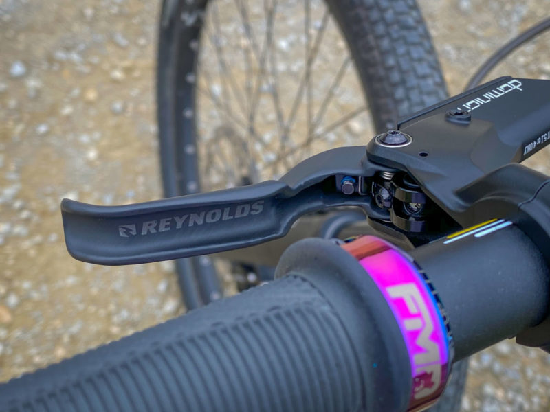 Hayes Dominion T2 disc brakes scrub weight with Reynolds carbon levers ...