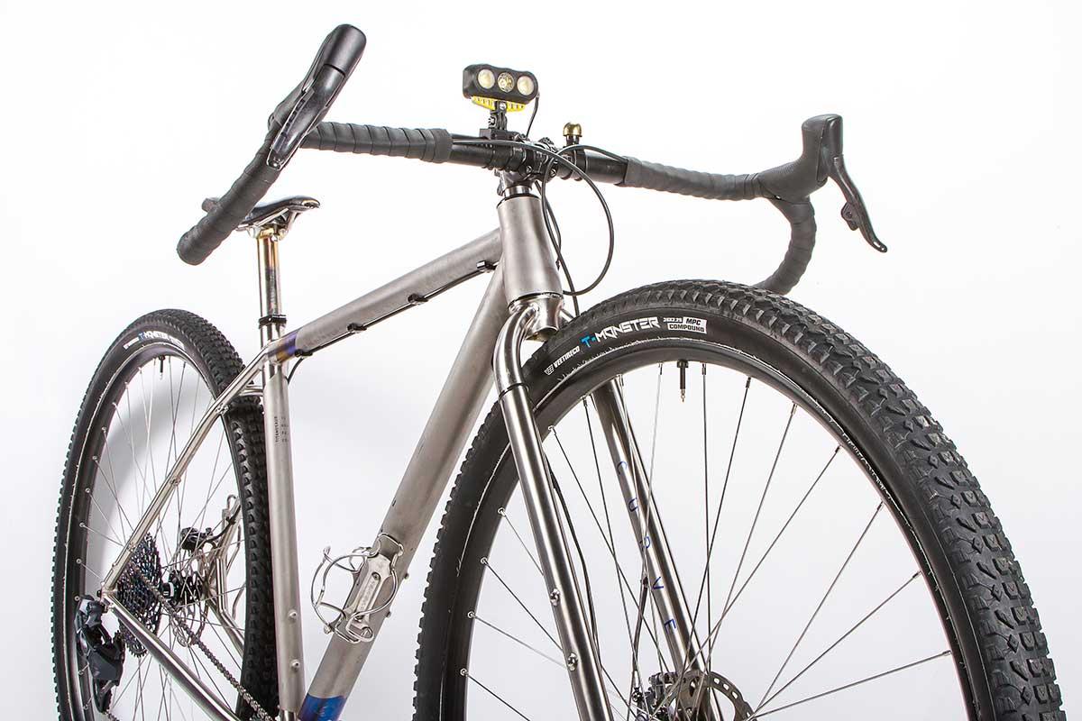 Curve Cycling tease prototype Titanosaur 36er Gravel Bike for Outback ...