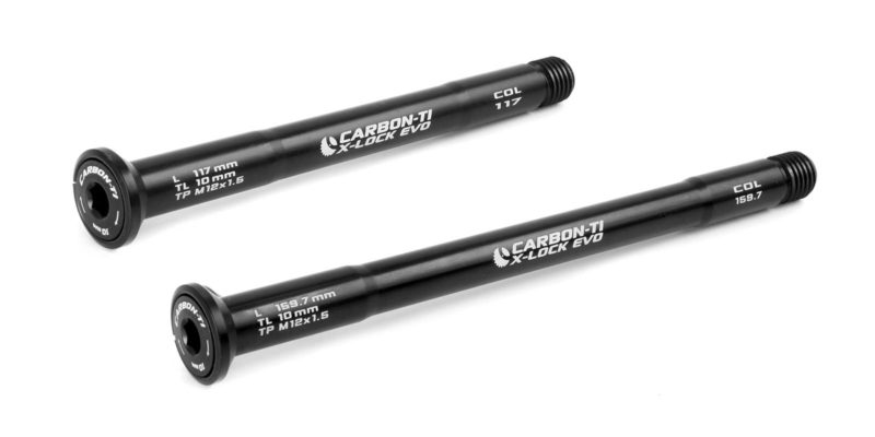 Carbon-Ti's sleek X-Lock Evo thru-axles evolve to shed weight, maintain ...
