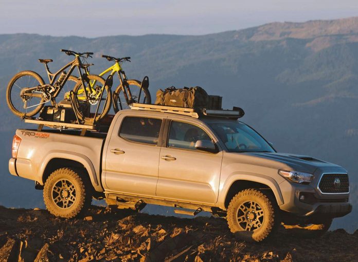 Front Runner bike racks load up for overland MTB adventure - Bikerumor