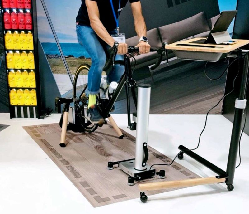 Elite Training Desk secures laptop & phone, hides all the wires ...