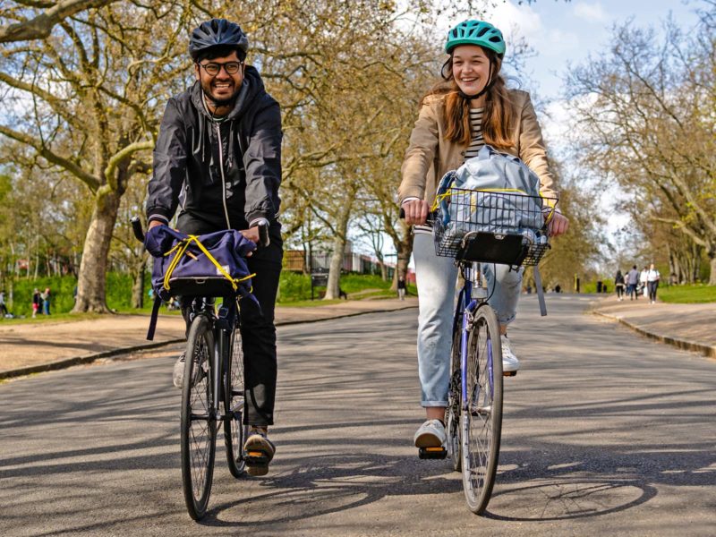 Jack The Bike Rack straps on any bike's handlebar tool-free! - Bikerumor