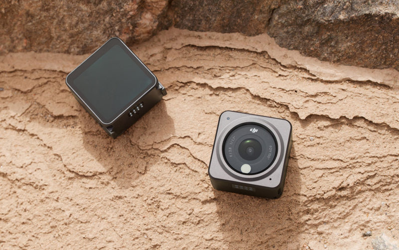 DJI Action 2 camera's mini, modular, magnetic design films 4K all the ...