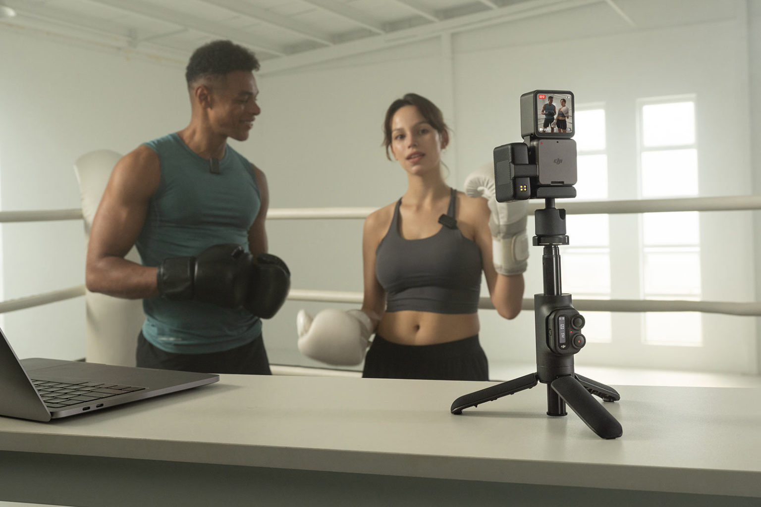 DJI Action 2 camera's mini, modular, magnetic design films 4K all the ...