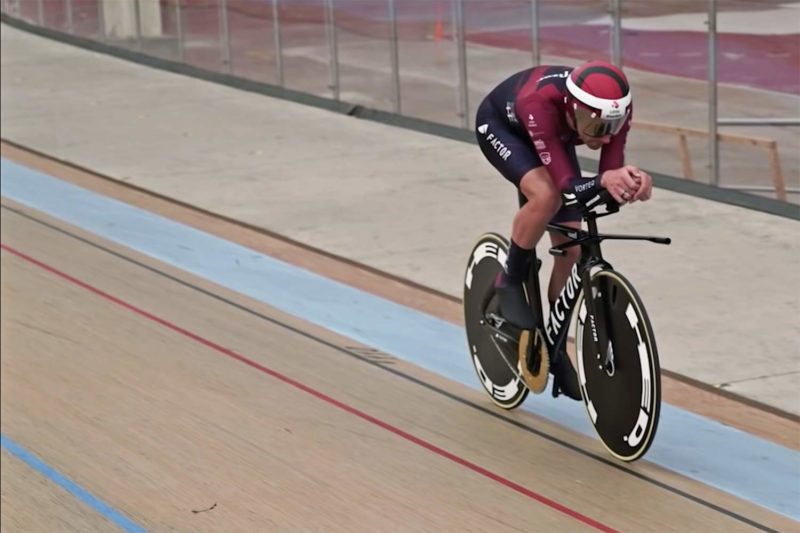 Alex Dowsett prototype Hour Record Factor Hanzo track bike - Bikerumor