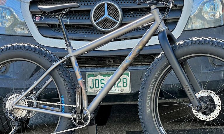Moots Forager titanium fat bike gets big 27.5x4.5" snow tires - Bikerumor