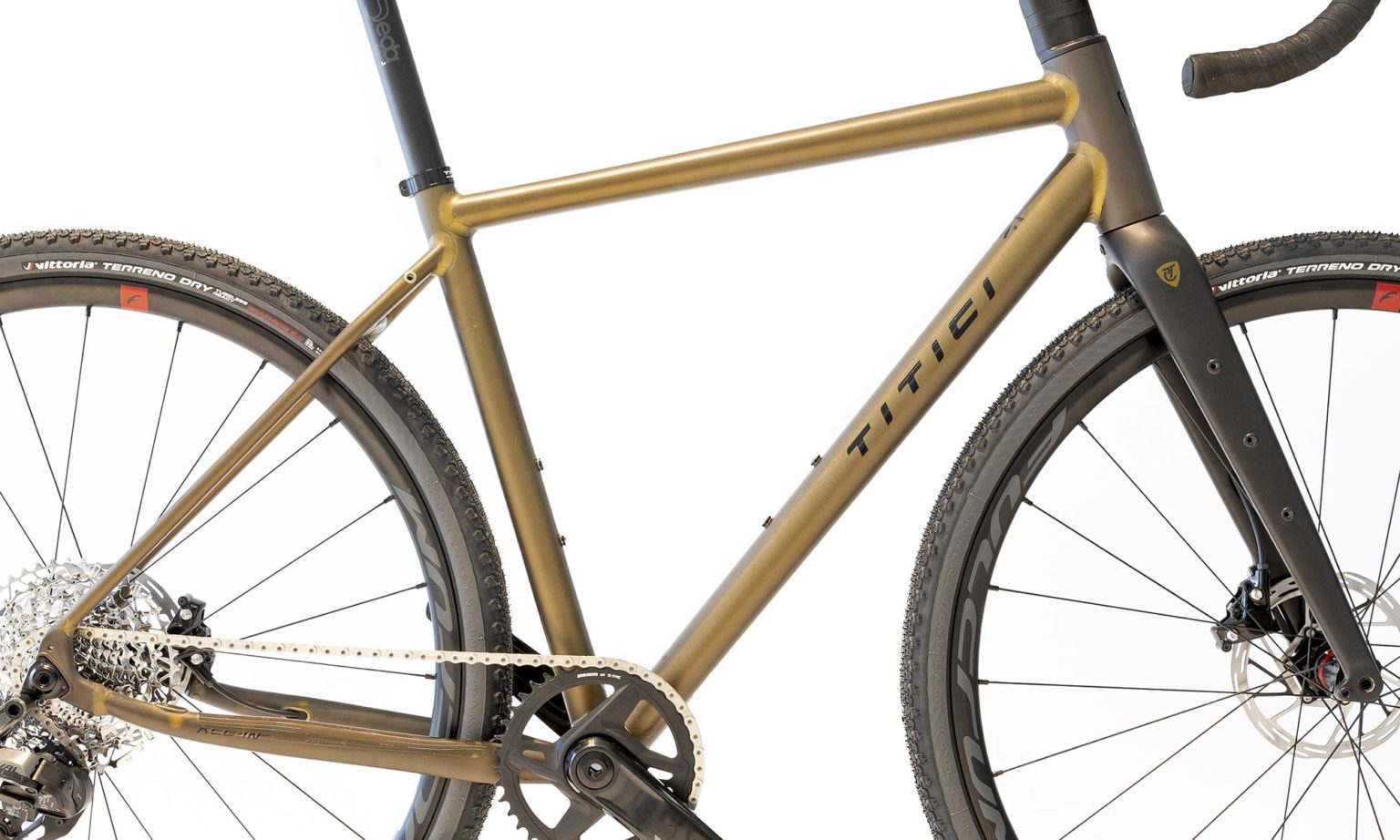 Titici All-In AND alloy gravel bike is GHA Silver Hard Anodized - Bikerumor