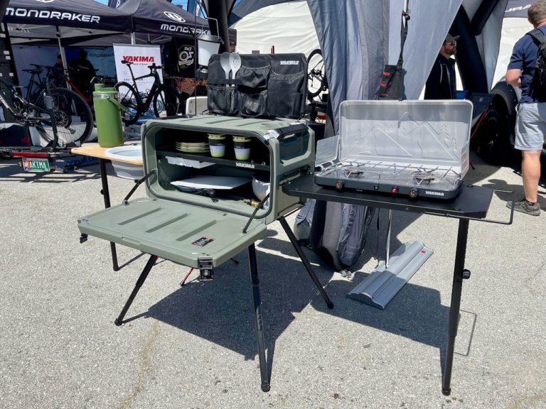 Basecamp in a box: New Yakima EXO Open Range Camp Kitchen connects to your bike rack - Bikerumor