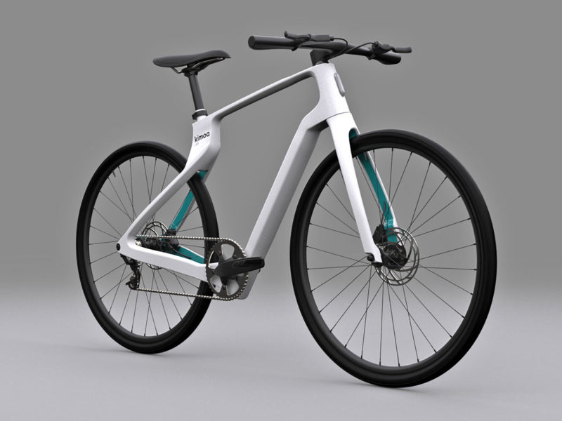 Kimoa x Arevo custom 3d-printed adaptable carbon e-bike