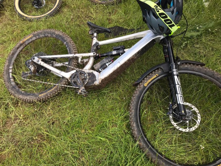 Spotted: Prototype SRAM Motor on Nukeproof MegaWatt eMTB - Bikerumor
