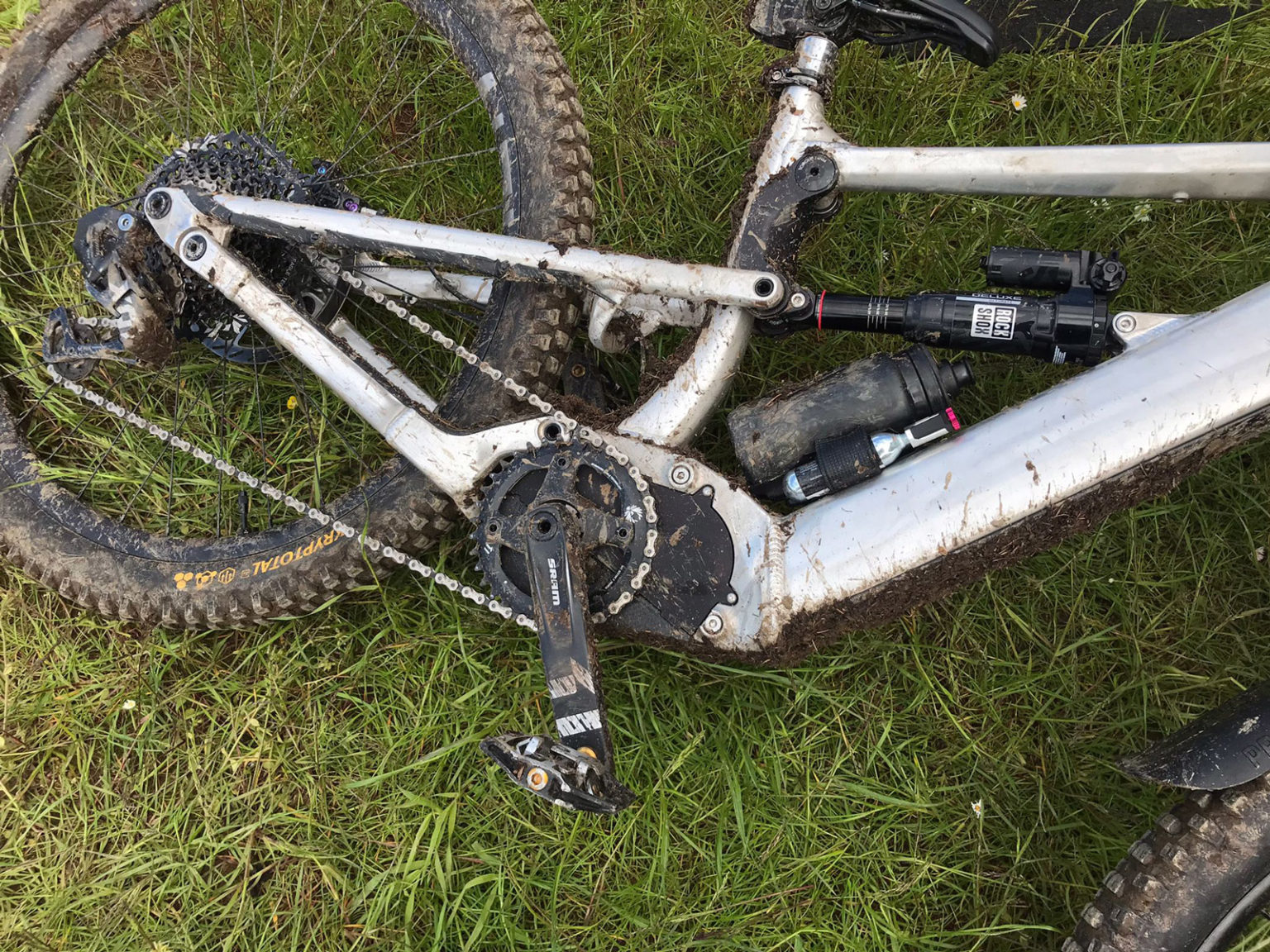 Spotted: Prototype SRAM Motor on Nukeproof MegaWatt eMTB - Bikerumor