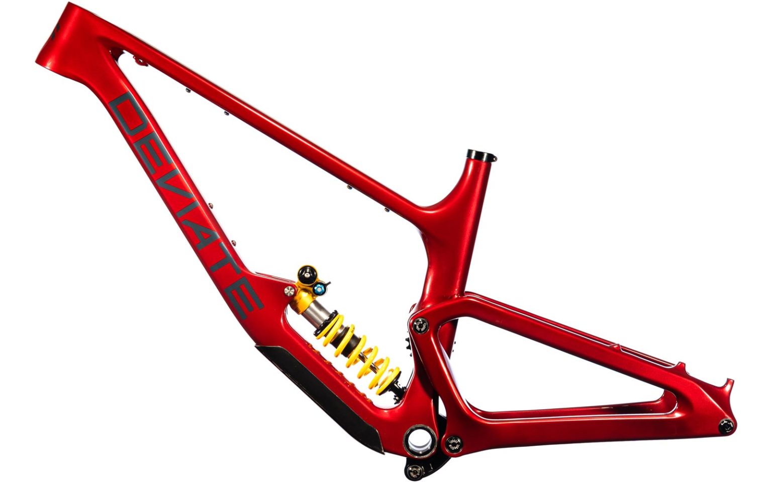 New Deviate Claymore is a 165mm travel high-pivot enduro bike - Bikerumor