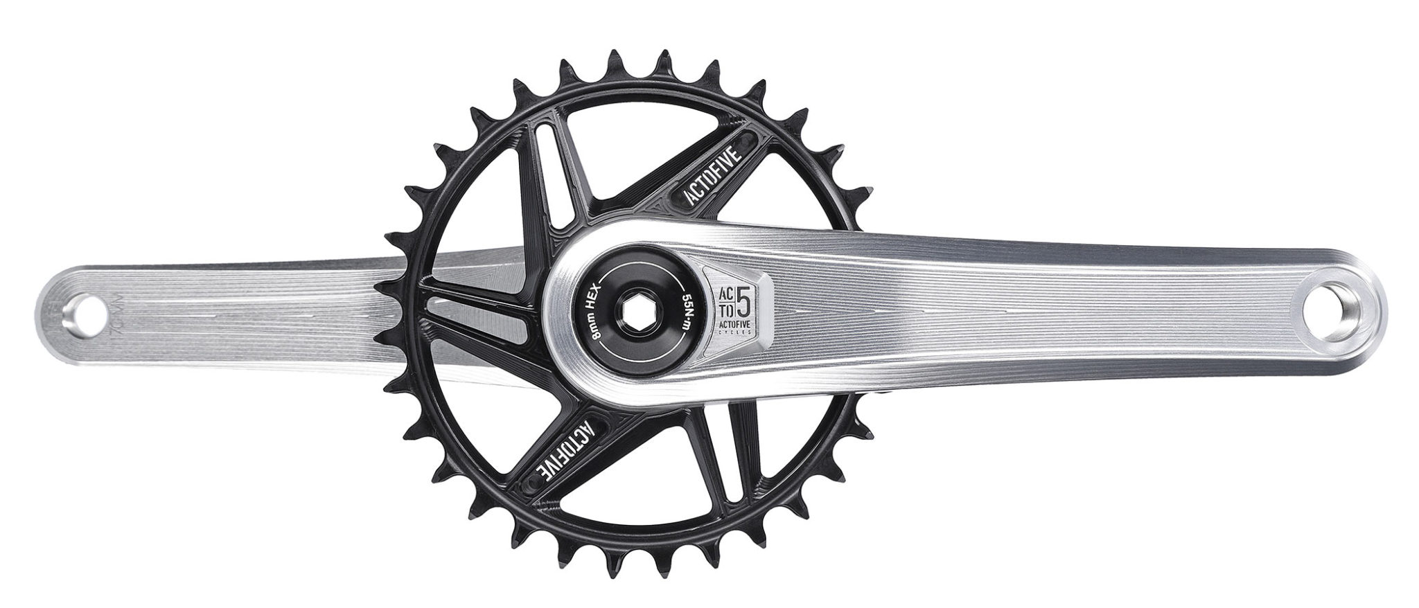 Actofive Signature Crankset is lightweight in hollow alloy - Bikerumor