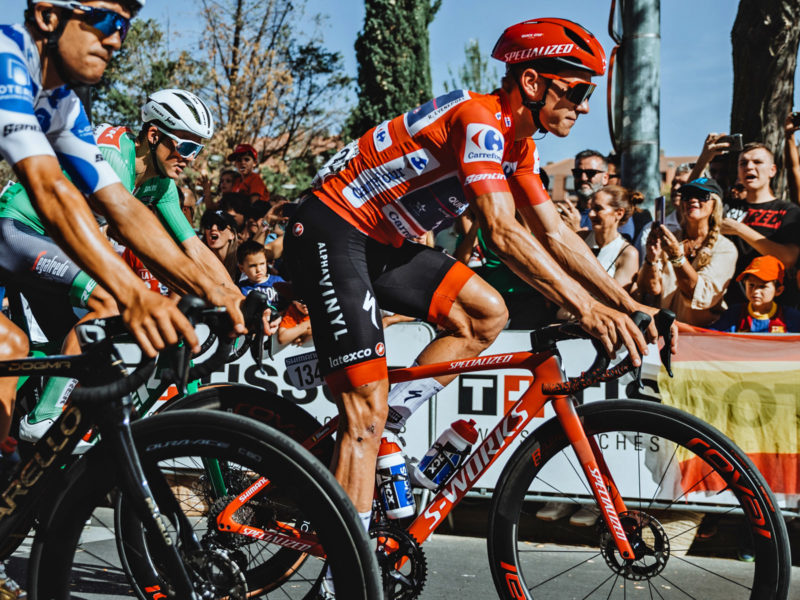 Vuelta red S-Works Tarmac SL7 of winner Remco Evenepoel | Edinburgh ...