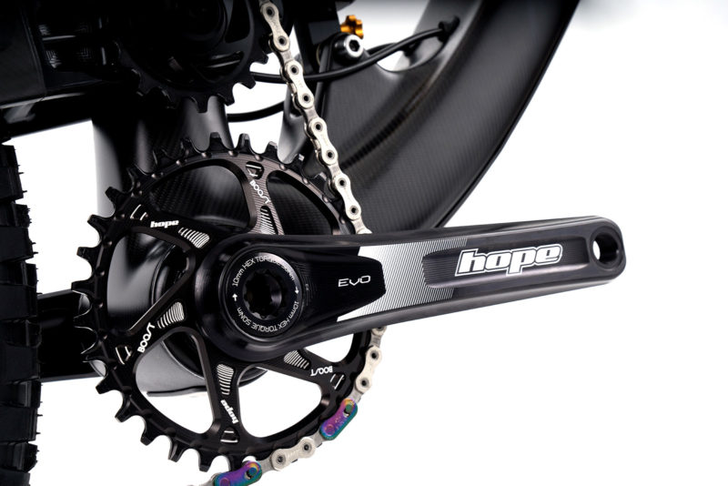 Hope EVO 155 Cranks say bigger isn't always better - Bikerumor