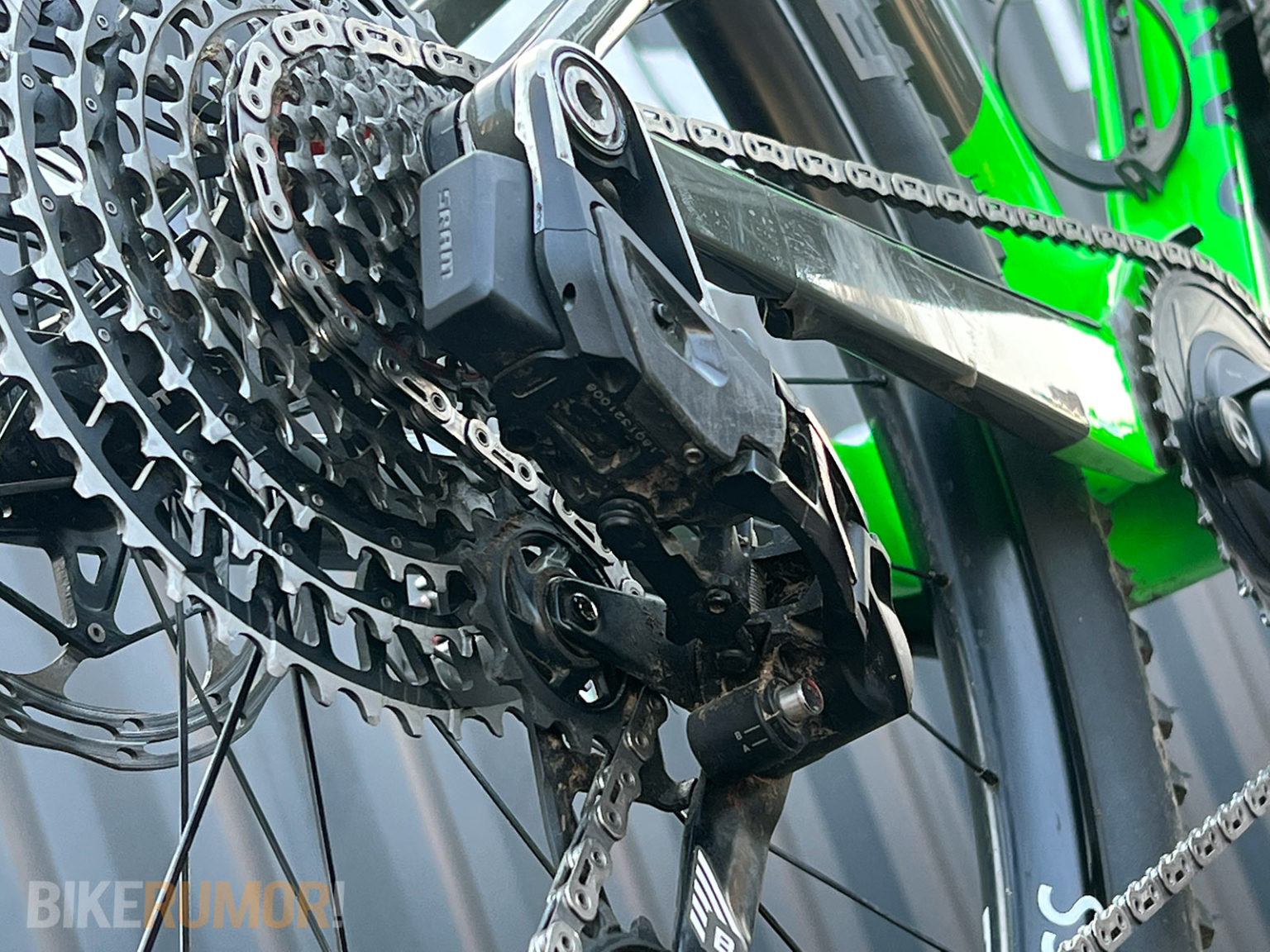 New details on prototype SRAM Eagle DM derailleur, SL cassette ...