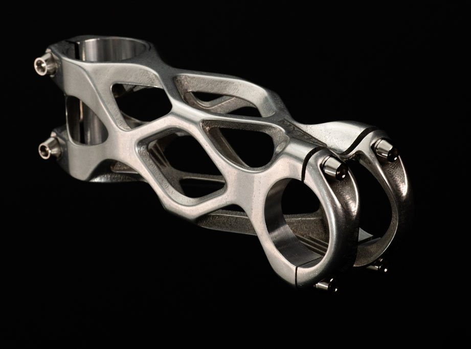 Mythos 3D-printed titanium stems put a new twist on bicycle components ...