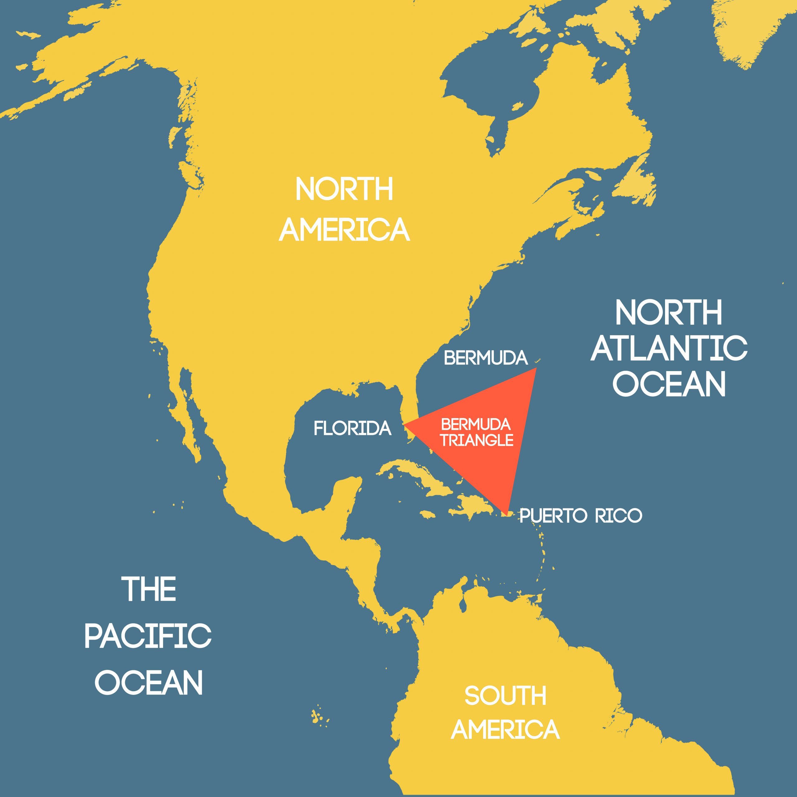 Bermuda Triangle Map