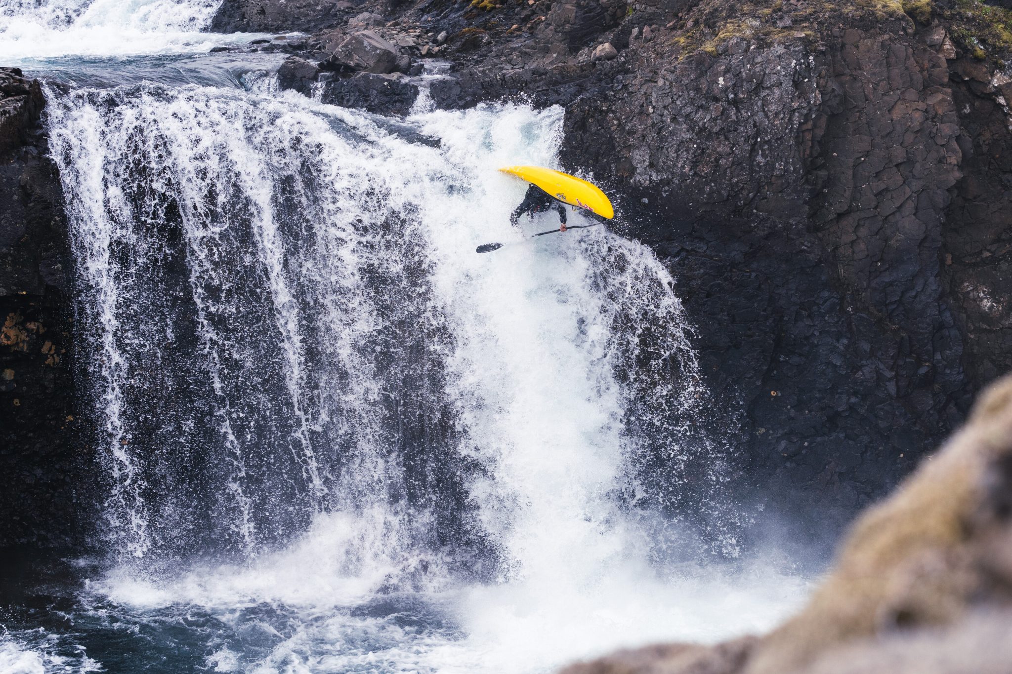 Extreme Kayaking: Dropping Massive Waterfalls in Iceland » Explorersweb