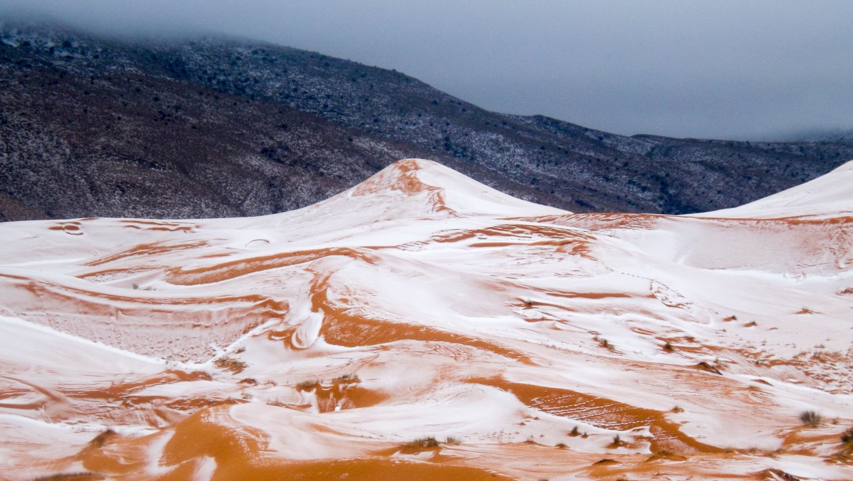 Rare Snow in the Sahara Yields Surreal Visuals » Explorersweb