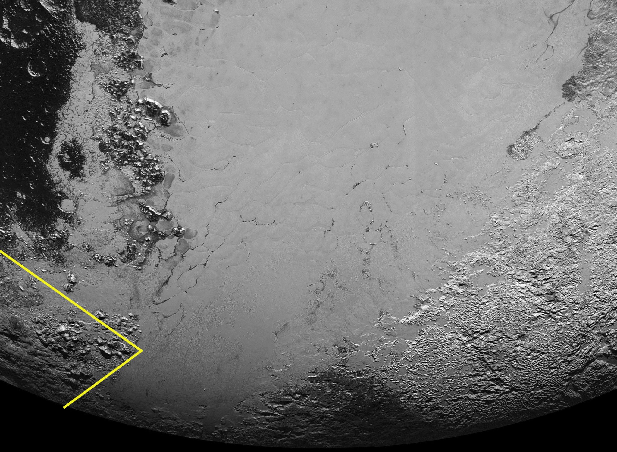 Pluto's Ice Volcanoes: A Cold, Hard Shell With a Warm, Gooey Centre ...