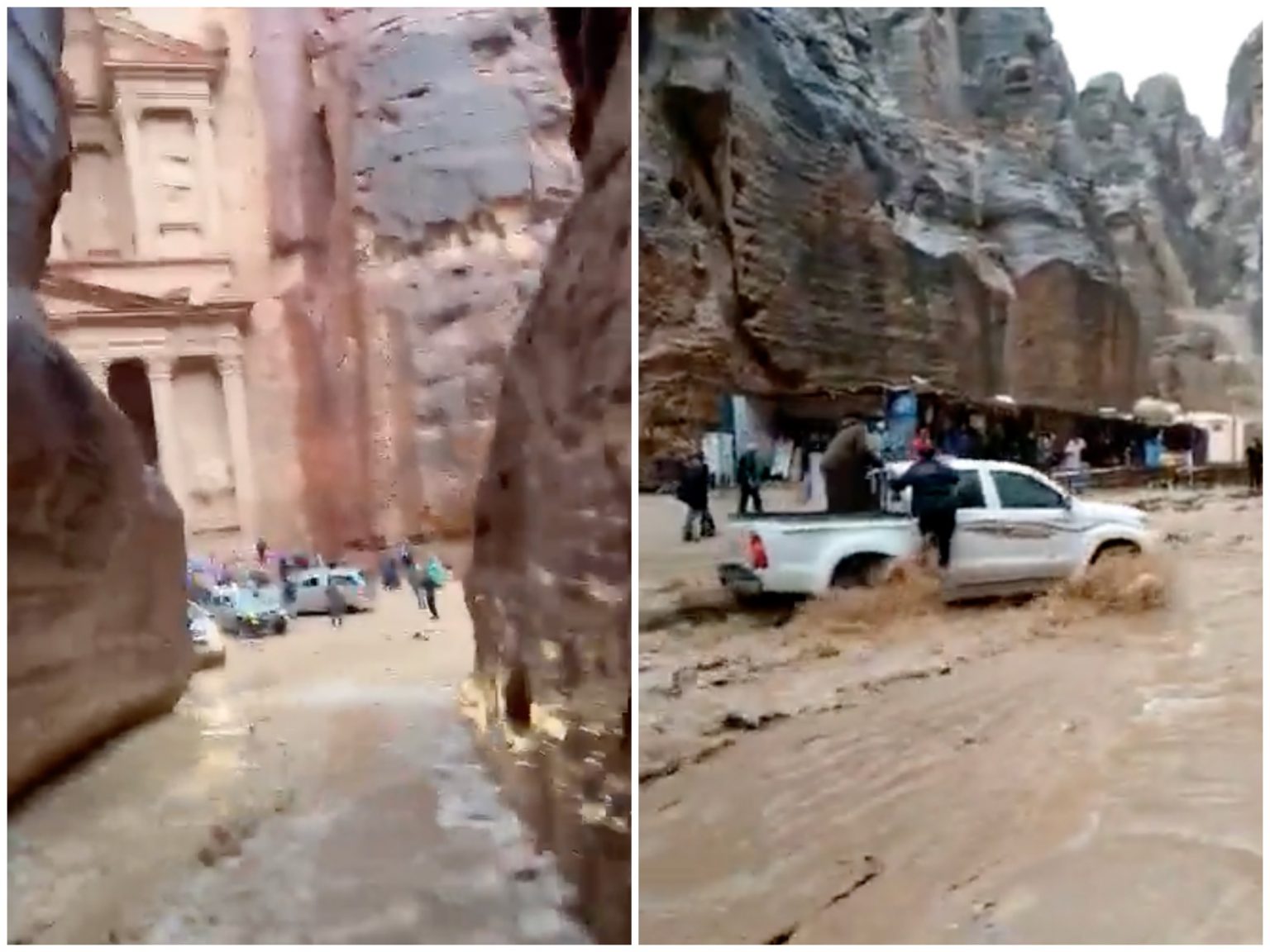 1,700 Tourists Rescued From Flash Floods In Petra, Jordan » Explorersweb