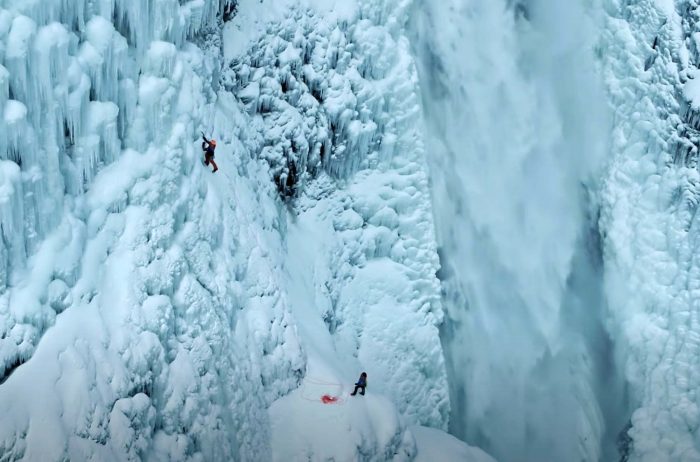 Weekend Warm-Up: Dani Arnold Climbs Iceland's Frozen Giants » Explorersweb