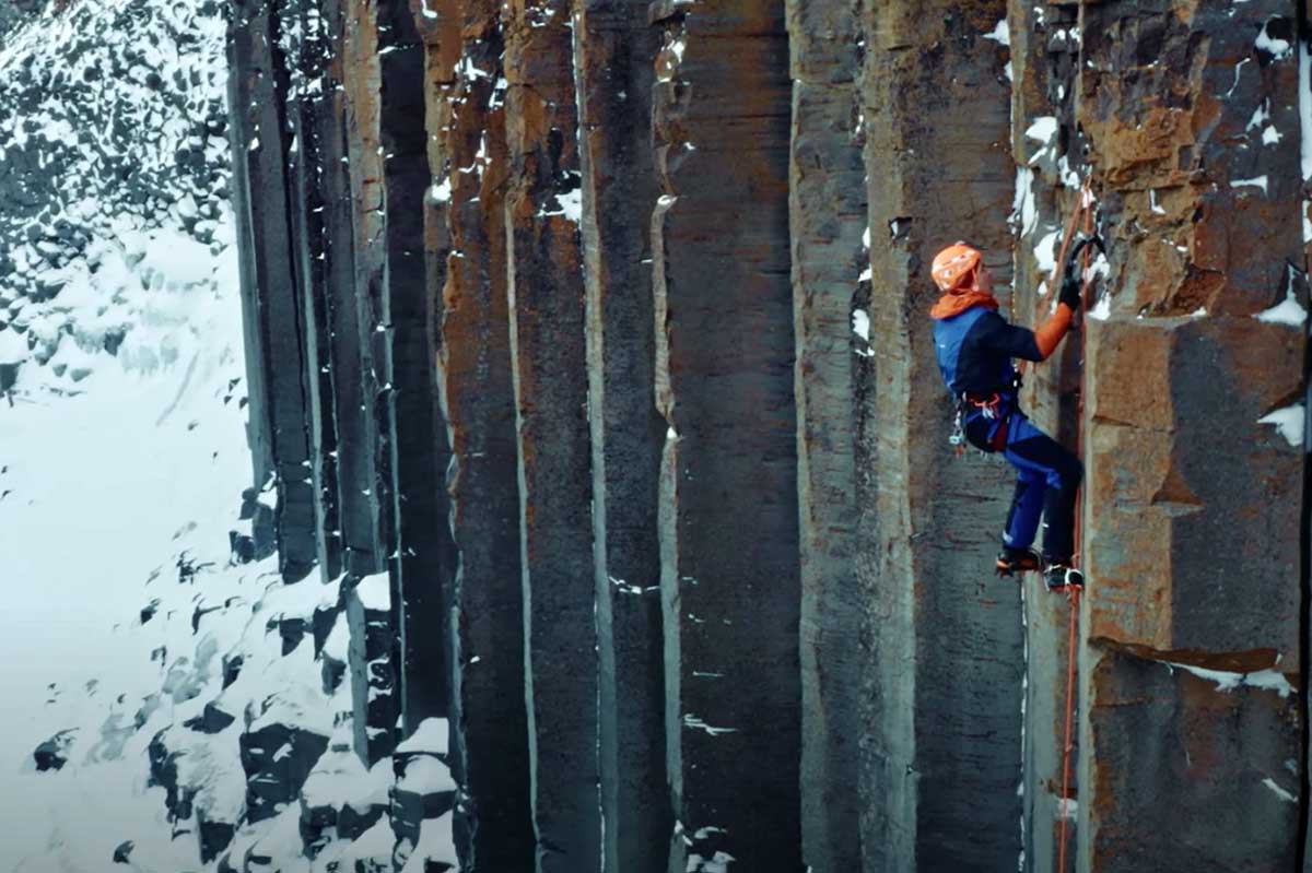 Weekend Warm-Up: Dani Arnold Climbs Iceland's Frozen Giants » Explorersweb
