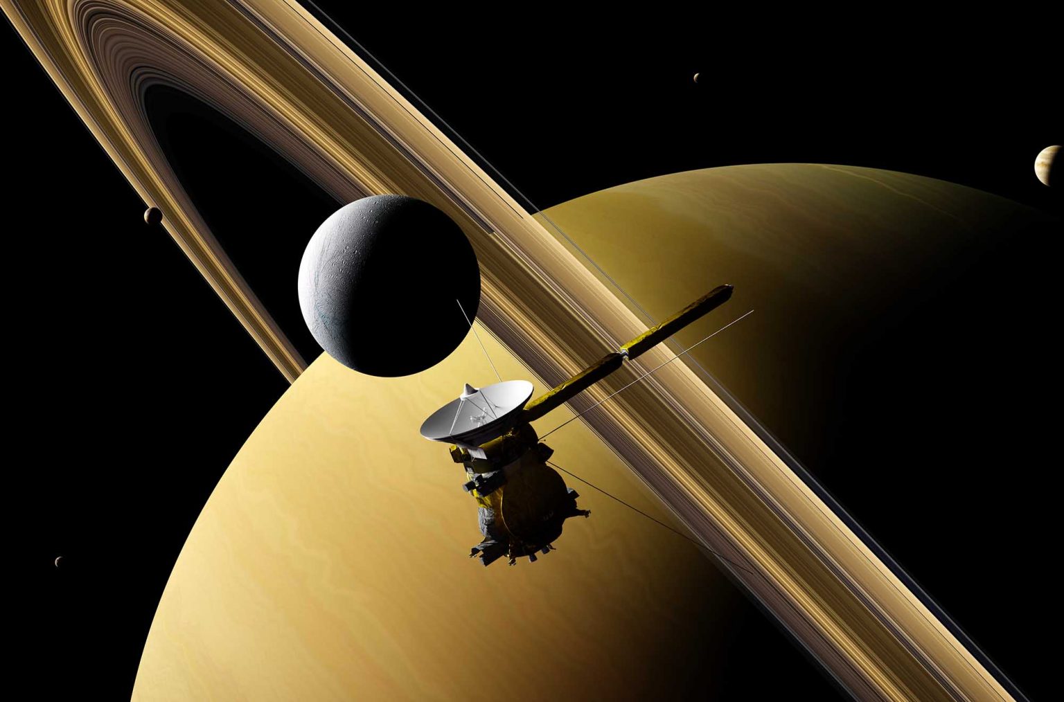 Saturn's Rings are Disappearing, Losing Tons of Mass Every Second ...