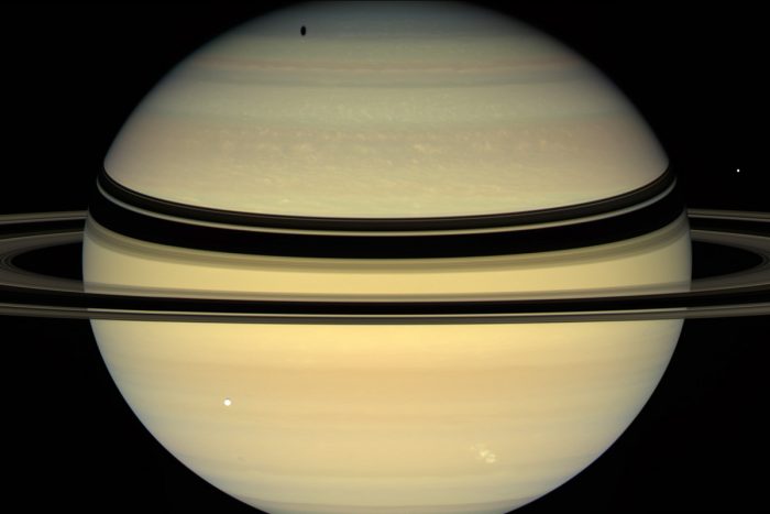 Saturn's Rings are Disappearing, Losing Tons of Mass Every Second ...