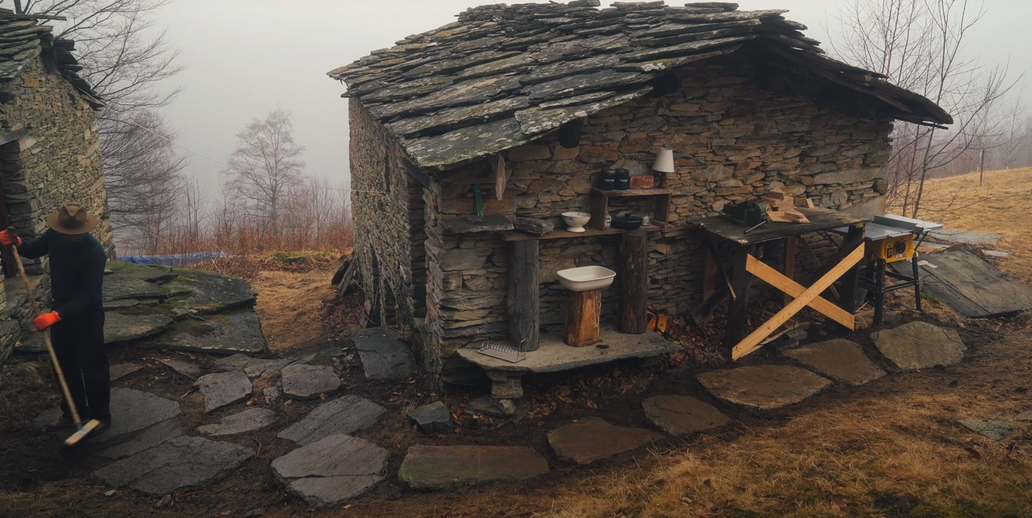 Weekend Warm-Up: One Year Renovating Two Stone Cabins in the Italian ...