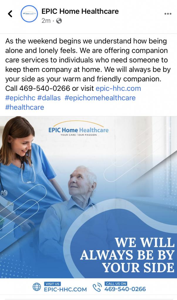 EPIC HOME HEALTHCARE in St Paul, TX