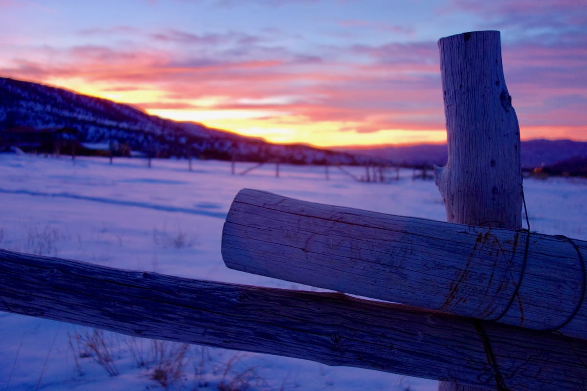 Desert winter sunset – iRunFar