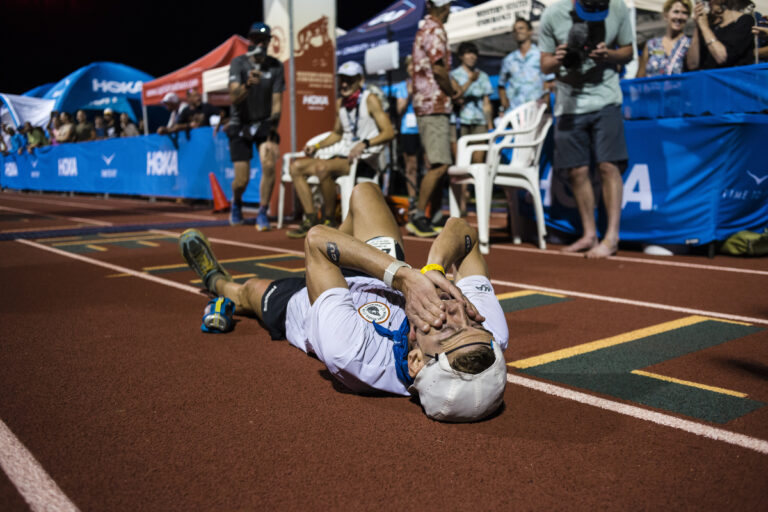 Tim Tollefson at the finish – iRunFar