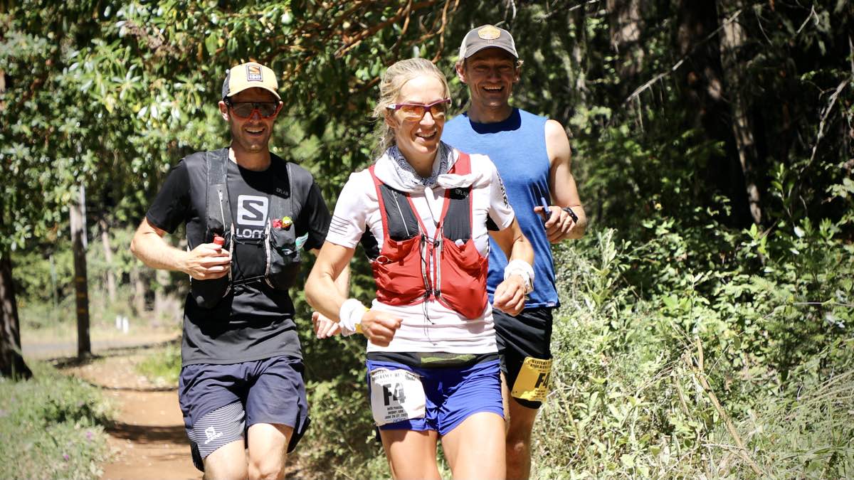 Beth Pascall - 2021 Western States 100 - wearing sunglasses – iRunFar