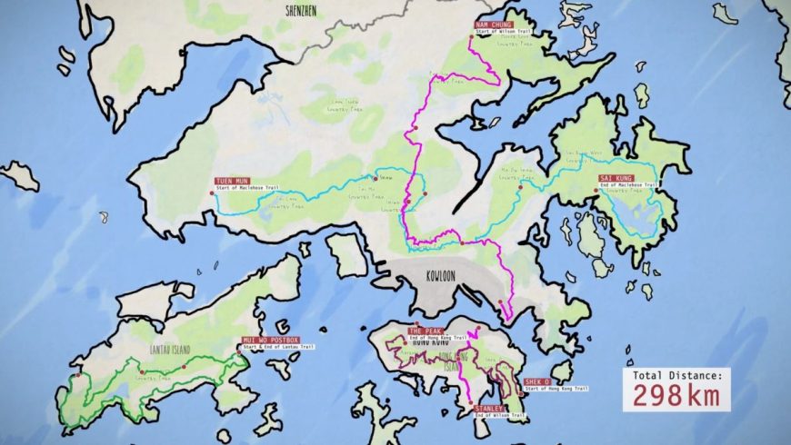 Hong Kong Four Trails Ultra Challenge course map – iRunFar