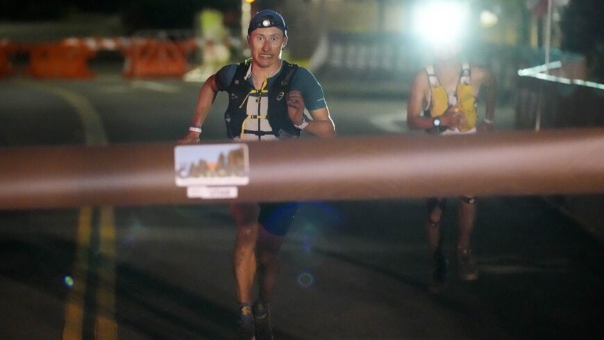 Mathieu Clement and Can-Hua Luo - 2023 Canyons by UTMB 100 Mile - feature – iRunFar