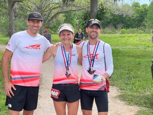 Cal Neff - Nicole Bitter - Zach Bitter - 2024 Brazos Bend 50k – iRunFar