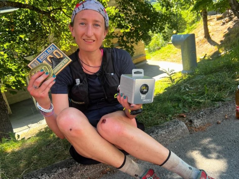 Giulia Saggin - 2024 Swiss Alps 100 Mile female winner – iRunFar