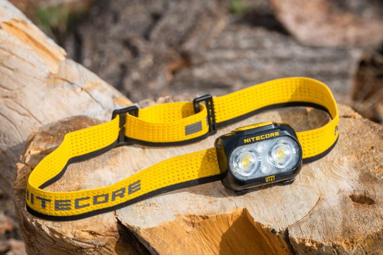 Best Running Headlamp - close-up of Nitecore UT27 – iRunFar