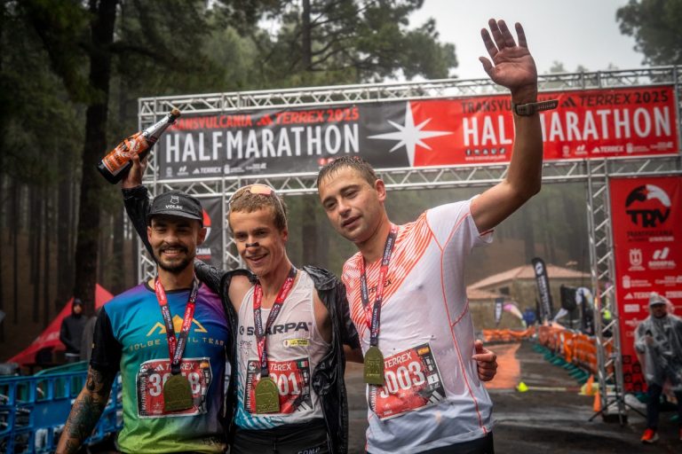2025 Transvulcania Half Marathon - mens podium – iRunFar