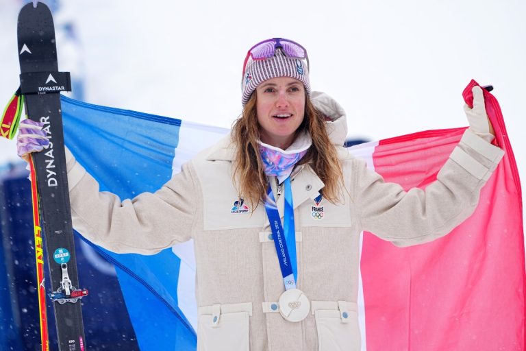 Emily Harrop - 2026 Olympic Ski Mountaineering Women's Sprint silver ...