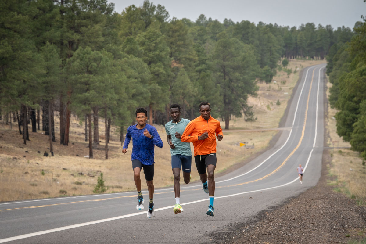 Wesley Kiptoo Alex Masai Adrian Wildschutt - running hills – iRunFar