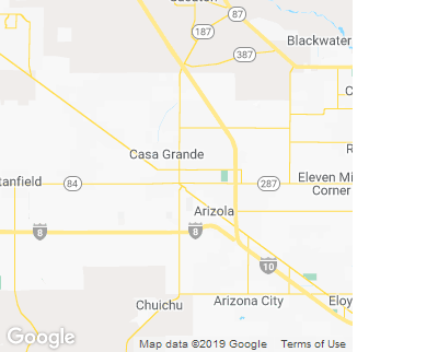 Casa Grande Zip Code Map - Map