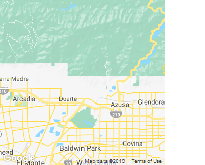 Duarte Ca Zip Code Map - Map
