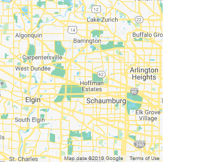 Hoffman Estates Zip Code Map - Map