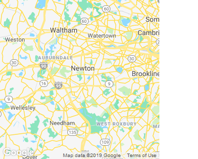 Newton Ma Zip Code Map - Map