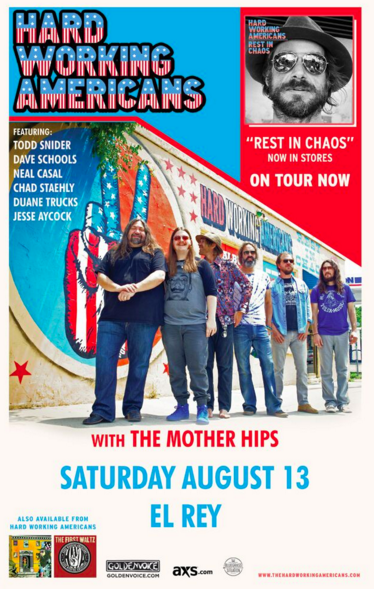 Hard Working Americans at El Rey Theatre (August 13) - Loudie