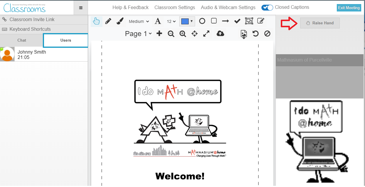 Setting Your Mathnasium@home Online Classroom Account